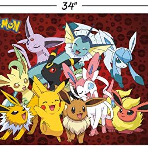 Trends International Pokémon - Favorites Wall Poster, 22.375" x 34", Unframed Version