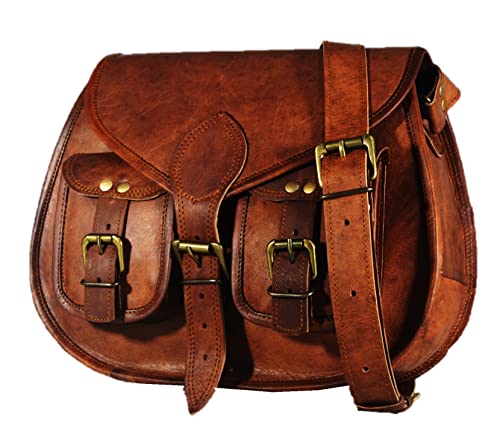 Satchel And Fable Leather Purse Cross body Shoulder Women Handbag I pad Bag