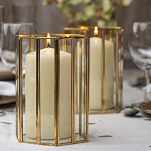 BOLSIUS Set of 6 Ivory Pillar Candles - 3x6 inch Unscented Candle Set - Dripless Clean Burning Smokeless Dinner Candle - Perfect for Wedding Candles, Parties and Special Occasions