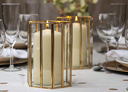 BOLSIUS Set of 6 Ivory Pillar Candles - 3x6 inch Unscented Candle Set - Dripless Clean Burning Smokeless Dinner Candle - Perfect for Wedding Candles, Parties and Special Occasions