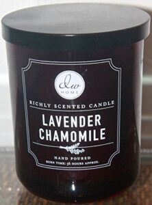 dw home large double wick candle, lavender chamomile