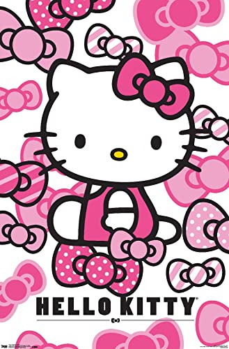 Trends International Hello Kitty Bows Wall Poster 22.375" X 34"