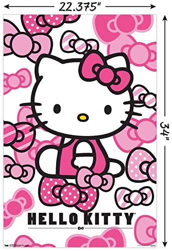 Trends International Hello Kitty Bows Wall Poster 22.375" X 34"