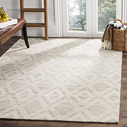 SAFAVIEH Marbella Collection 6' x 9' Light Brown / Ivory MRB312C Handmade Premium Wool Area Rug