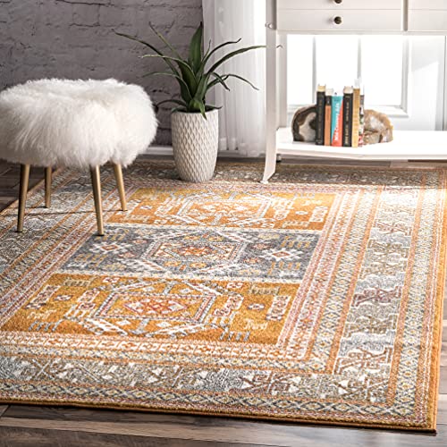 nuLOOM Marisela Tribal Area Rug, 5' x 7' 5", Navy