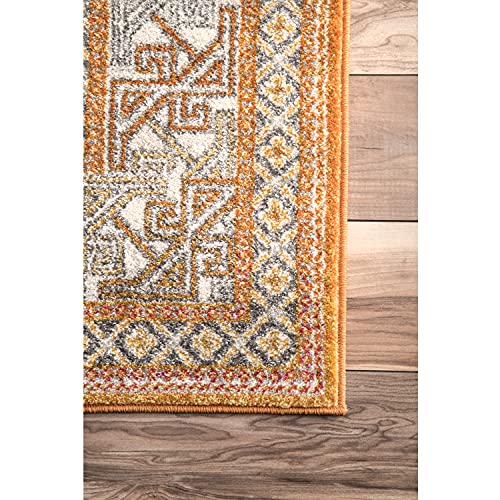 nuLOOM Marisela Tribal Area Rug, 5' x 7' 5", Navy