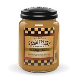 warm caramel brulee – large jar candle (26oz)