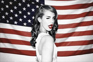 24×36 poster print lana del rey flag