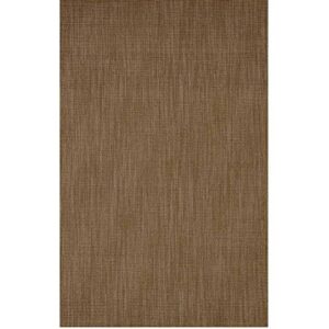 Plow & Hearth Dalton 2x3'6" Fireproof Hearth Rug | Mocha | Wool Blend Fireplace Mat | Protect Home Décor Hardwood Floor and Carpet from Sparks and Embers Wood Stove