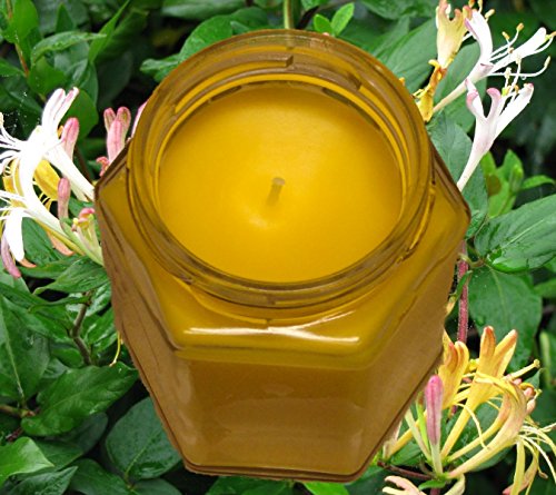 Honeysuckle Scented Blended Soy Candle | Hand Poured Spring Candles | Made in The USA by by Just Makes Scents Candles & Gifts