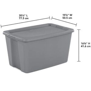 Sterilite 30-Gallon Tote Box, Titanium