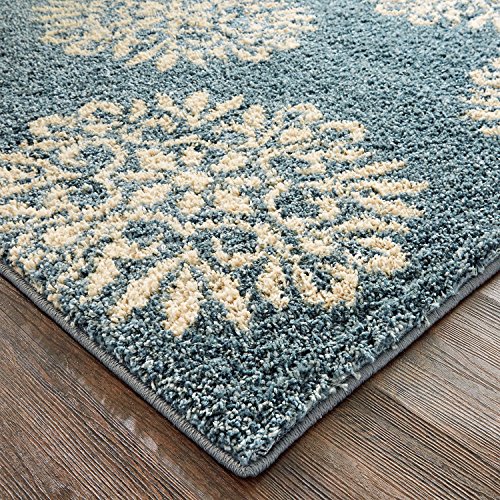 Mohawk Home Exploded Medallions Ornamental Area Rug, 8'x10', Blue