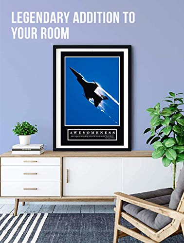 Cool TV Props How I Met Your Mother Awesomeness Motivational Poster- HIMYM Barney Stinson Poster- Motivational Office Posters How I Met Your Mother Merchandise- Funny Motivational Posters