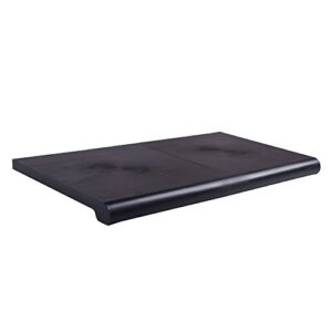 13”x 48″ injection molded bullnose shelves- black,• color: black • material: injection molded plastic • dimensions: 13″w x 48″l • front lip covers shelf bracket • use with existing 12” shelf brackets,the 13”w x 48”l injection molded plastic bullnose shel