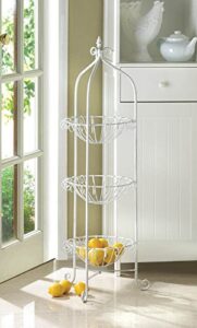 smart living company corner basket stand