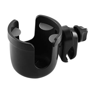 accmor universal stroller cup holder, bike cup holder, large caliber designed cup holder for bottle with handle, cup holder for stroller, bike, wheelchair, walker