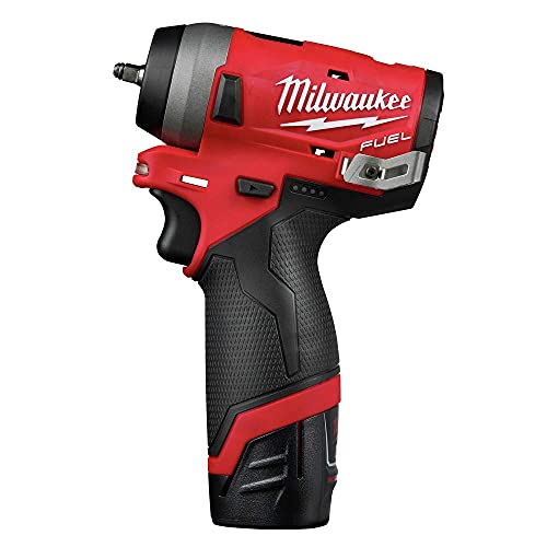 Milwaukee 2552-22 M12 FUEL Stubby 1/4 in. Impact Wrench Kit