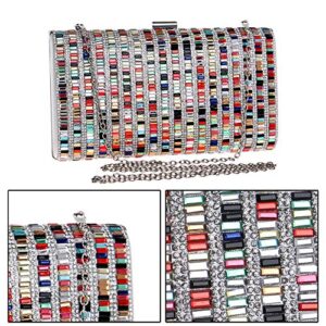 Clutches For Womens Evening Bags Purse Chain Dress Handbags Diamonds Wedding Multi Color