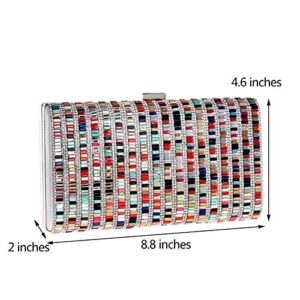 Clutches For Womens Evening Bags Purse Chain Dress Handbags Diamonds Wedding Multi Color