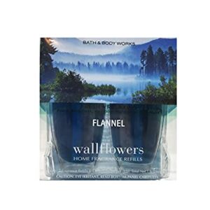 Bath and Body Works New Look! Flannel Wallflowers 2-Pack Refills