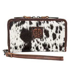 sts ranchwear women’s the kacy organizer, cowhide/tornado brown, one size