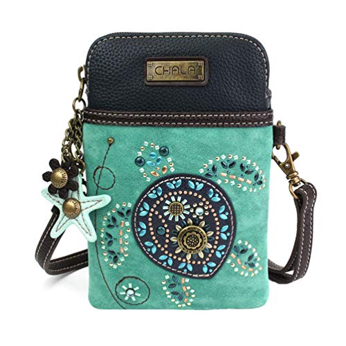 Chala Dazzled Sea Turtle Cellphone Crossbody Handbag - Turtle Lovers