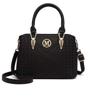 m fashion handbag for women pu leather shoulder bag crossbody bags top handle satchel purse bag ladies tote bags