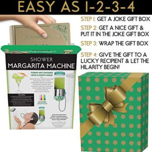 Prank Gift Box "Shower Margarita Machine" - Perfect Gag Gift and Funny White Elephant Idea