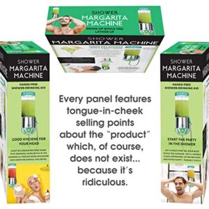 Prank Gift Box "Shower Margarita Machine" - Perfect Gag Gift and Funny White Elephant Idea