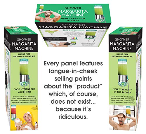 Prank Gift Box "Shower Margarita Machine" - Perfect Gag Gift and Funny White Elephant Idea