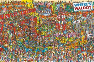 buyartforless poster where’s waldo? visual challange 36×24 art print poster, multicolor (aq 241425)y, living room