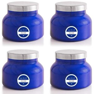 capri blue candle – 19 oz (4 pack) – volcano – blue