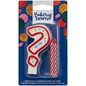 bakery crafts mystery age question mark birthday cake candle