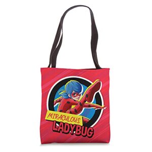 miraculous collection ladybug jumpin’ tote bag