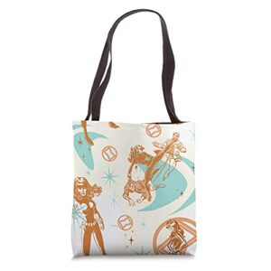 marvel black widow retro mid-century modern tote bag