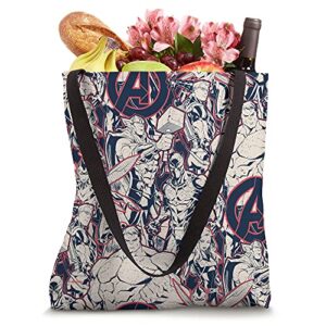 Marvel Avengers Super Hero Print Tote Bag