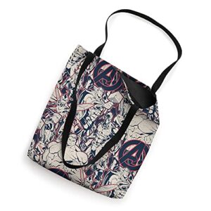 Marvel Avengers Super Hero Print Tote Bag