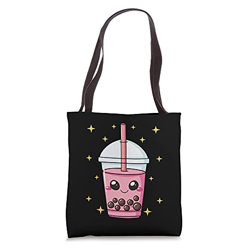 Boba Bubble Milk Tea Tea-Based Drink Tapioca Pearls Tote Bag