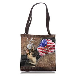 german shepherd dog tote bag