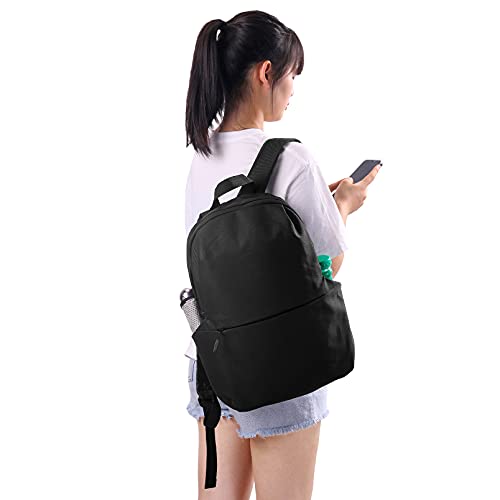 Small Backpacks for Girls,Backpack Lightweight for School,Work,Travel and Concerts,Mini Backpacks for Teens, Women with Pockets (Black)