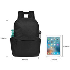 Small Backpacks for Girls,Backpack Lightweight for School,Work,Travel and Concerts,Mini Backpacks for Teens, Women with Pockets (Black)