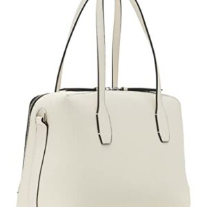 Calvin Klein Brenda Top Zip Satchel, Cherub White