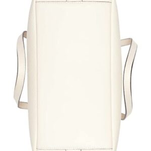 Calvin Klein Brenda Top Zip Satchel, Cherub White