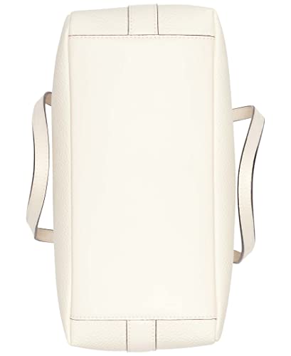 Calvin Klein Brenda Top Zip Satchel, Cherub White