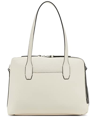 Calvin Klein Brenda Top Zip Satchel, Cherub White