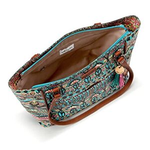 Sakroots Metro Tote (One Size, Aqua One World)