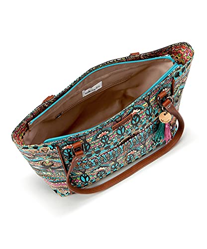 Sakroots Metro Tote (One Size, Aqua One World)