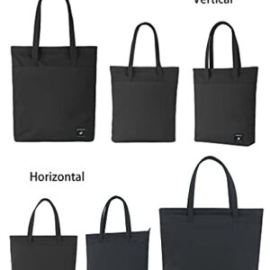 H HIKKER-LINK Womens Large Waterproof Tote Bag Shoulder Bag with Multi-pocket for Work Gym Pool and Daily Bags Black