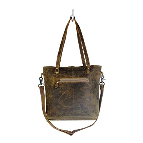 Myra Bag Resonance Leather & Cowhide Bag Upcycled Cowhide & Leather S-2849