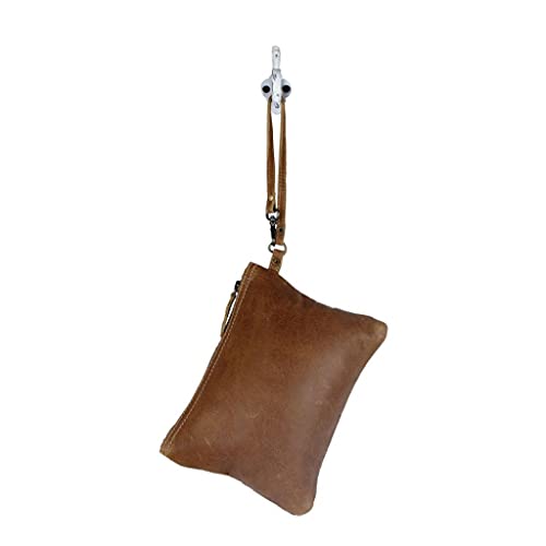 Myra Bag Wow Factor Pouch Upcycled Cowhide & Leather S-2917